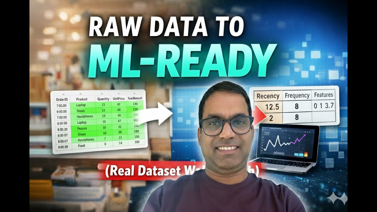 Retail Data Feature Engineering: Recency, Frequency, & Encoding in Python (Beginner Guide)