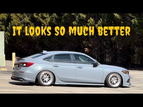 Installing A NEW Spoiler On The 2024 Honda Civic