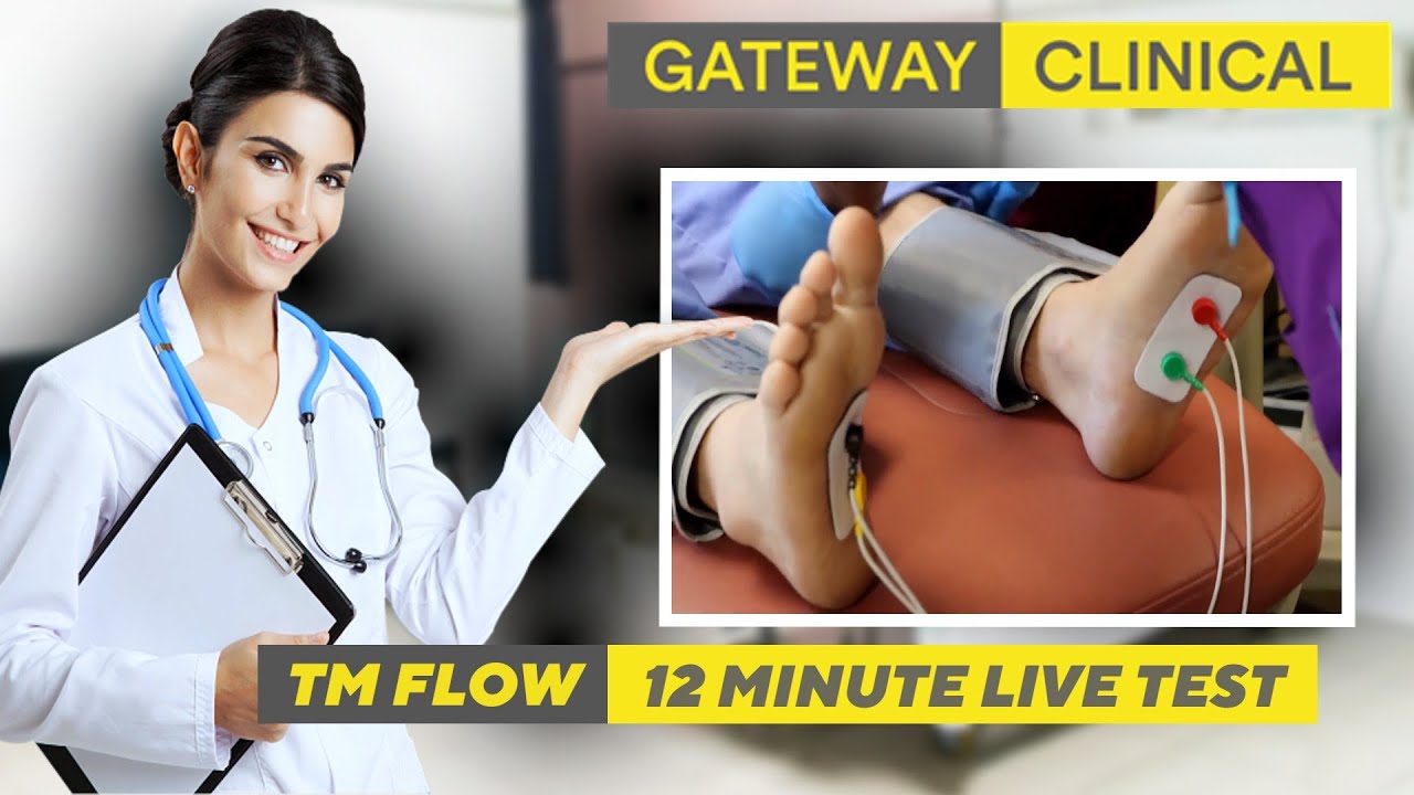 Demonstrating a 12 minute TM Flow test: Live Video