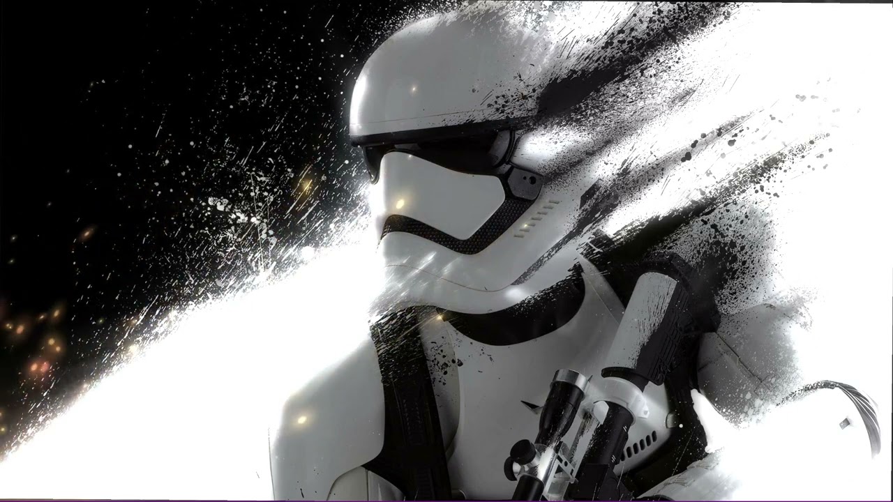 Fading Away Storm Trooper, Black and White, Live Wallpaper, 1080p, 60fps, #shorts