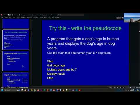 Programming in Python - Unit X Part 1 - Problem Solving, pseudocode, flow chart shapes - Fall 2024