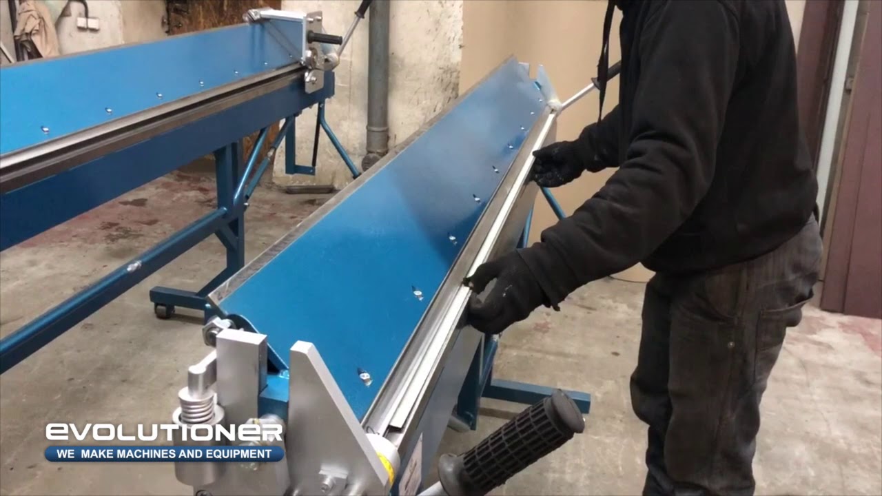 Sheet metal folding machine MB-2150, metal folder, manual bending machine, folding machine.