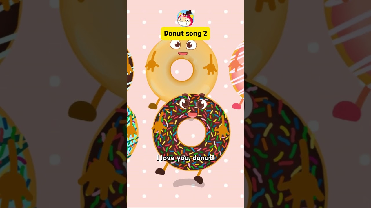 Donut song 2 #NurseryRhymes #REDMON