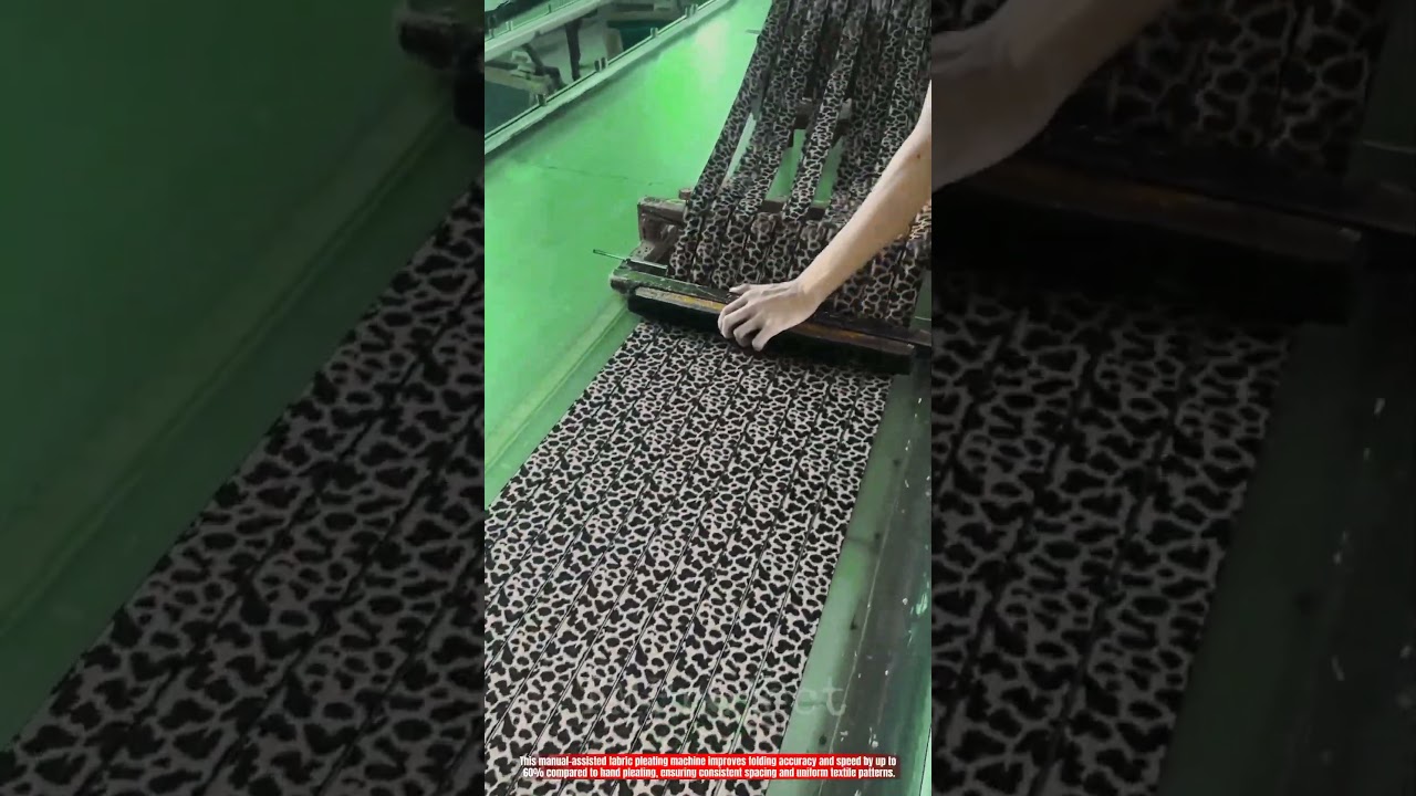 Innovative Fabric Pleating Machine : Best Precision Folding Textile Process