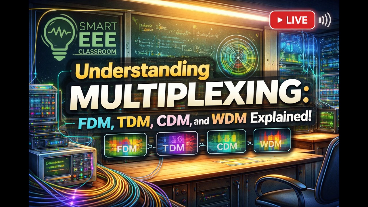 14. Understanding Multiplexing: FDM, TDM, CDM, and WDM Explained!