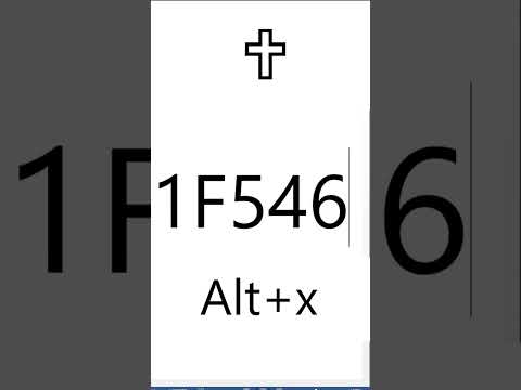 The Cross ✝️Symbol in ms word #cadmonkeys #shortsfeed #shorts #viralreels #subscribe #christian #usa