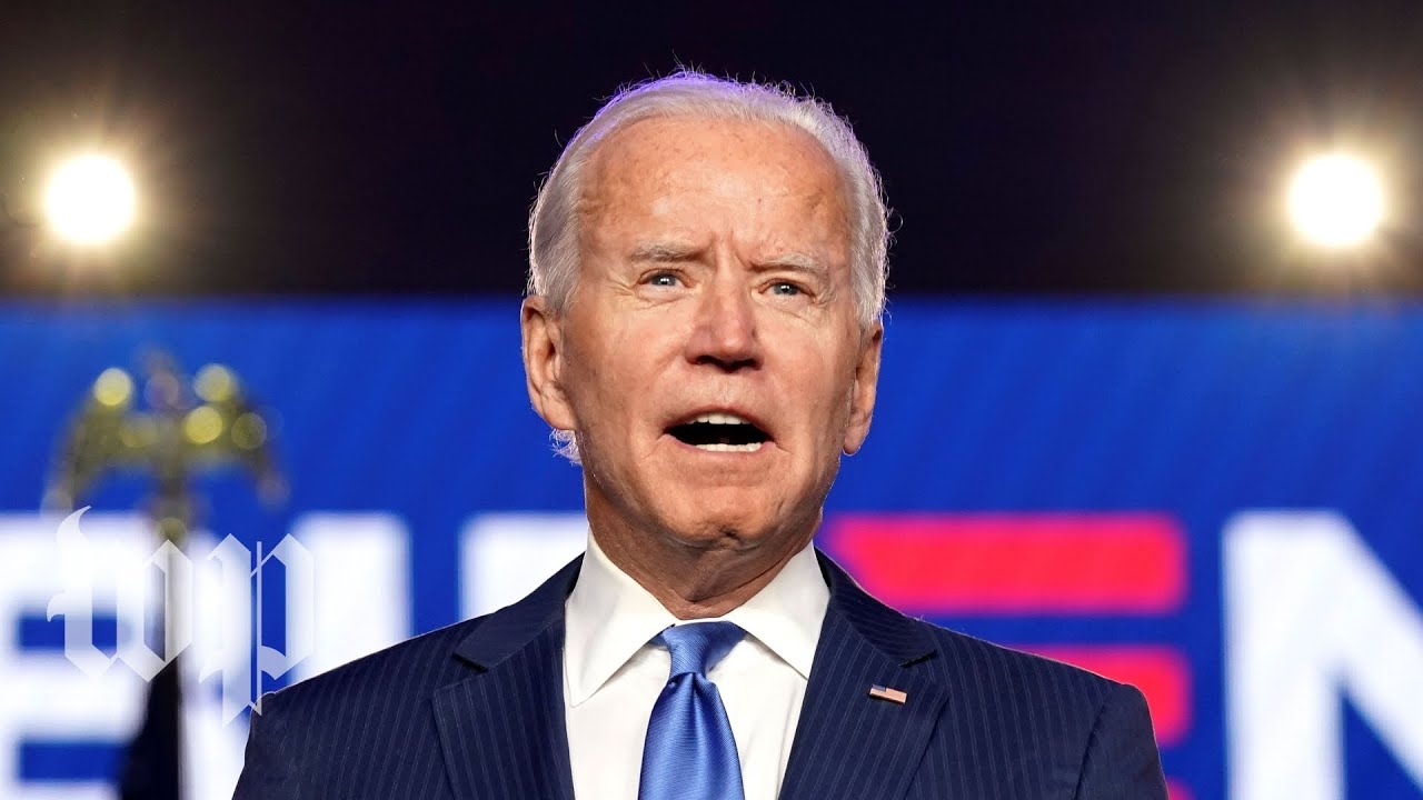 Biden suggests victory is close and calls for unity
