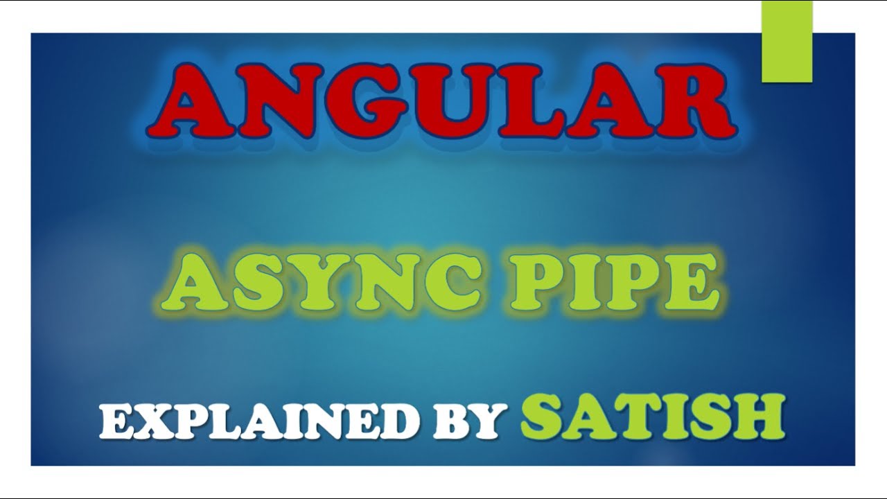 #angular Angular | Async Pipe in Angular | How to user Async Pipe In Angular #async #pipe
