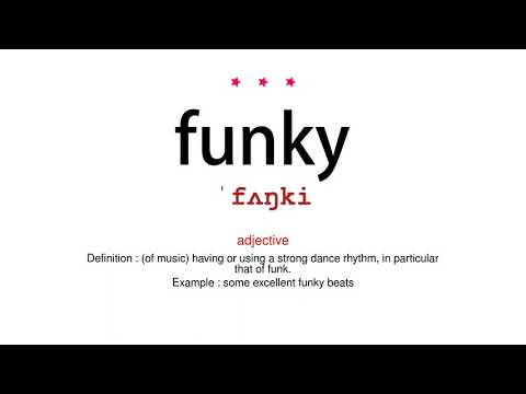 How to pronounce funky - Vocab Today