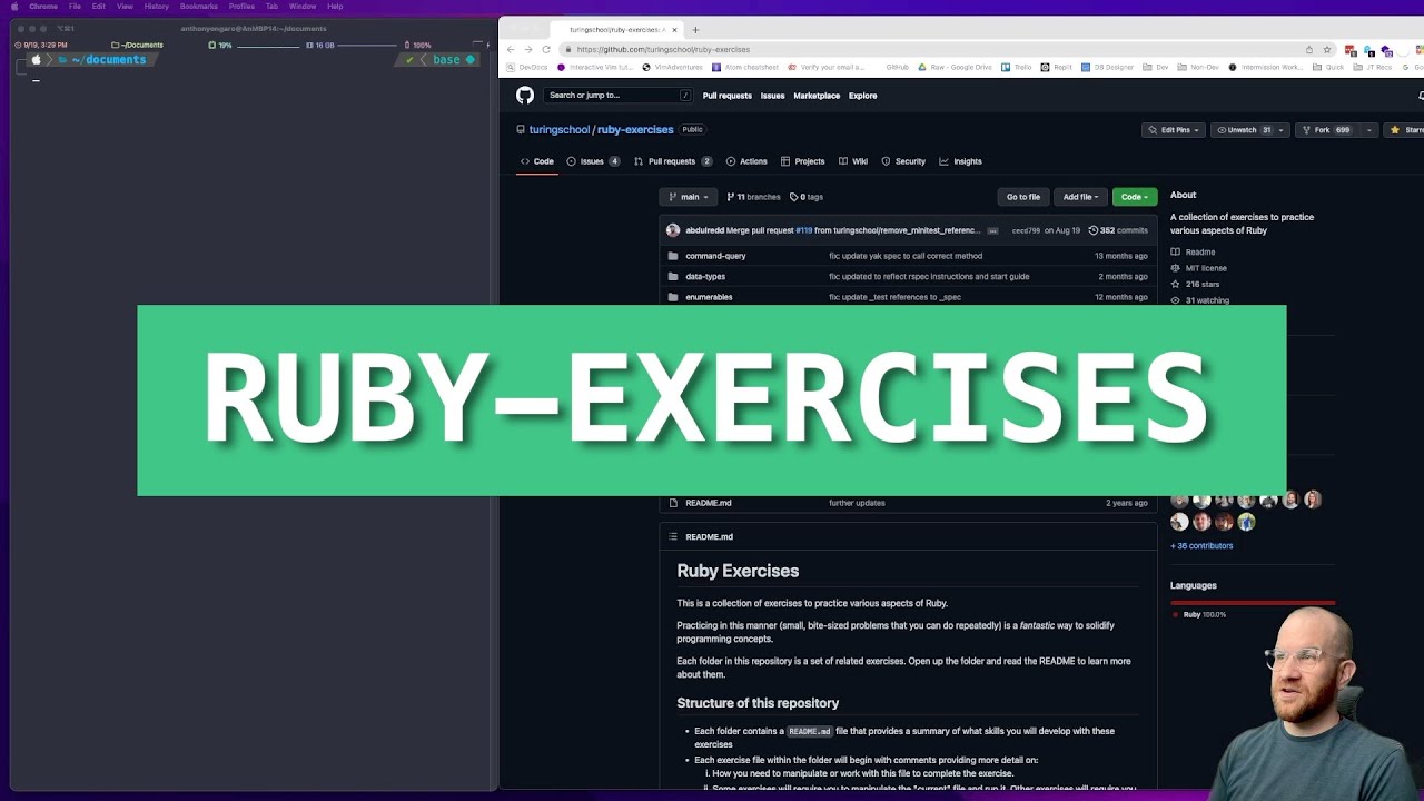 Turing School's Ruby-Exercises: Getting Started