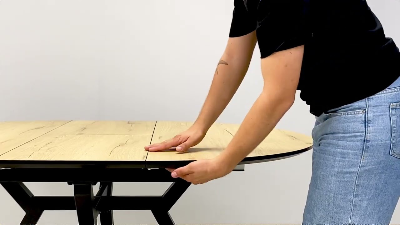 Mesa de comer redonda extensible Xandra | HABITARE HOME