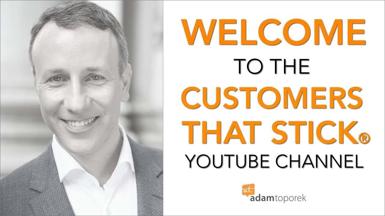 Welcome to the Customers That Stick® YouTube Channel