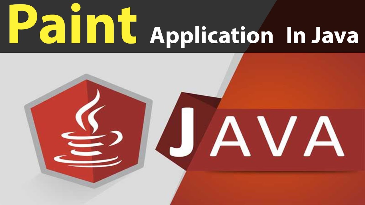 Java Application Tutorial Create Paint App