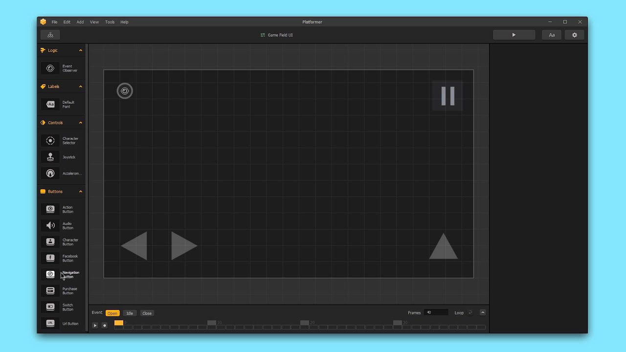 Menu Editor - Buildbox 2 Tutorial