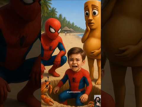 ♥️Spiderman Adventure with Kids meet Anomaly❗#shorts #marvel #spiderman