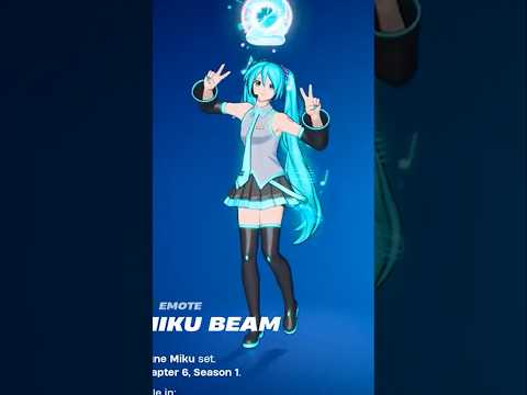 *NEW* Miku Miku Beam Emote - Fortnite x Hatsune Miku
