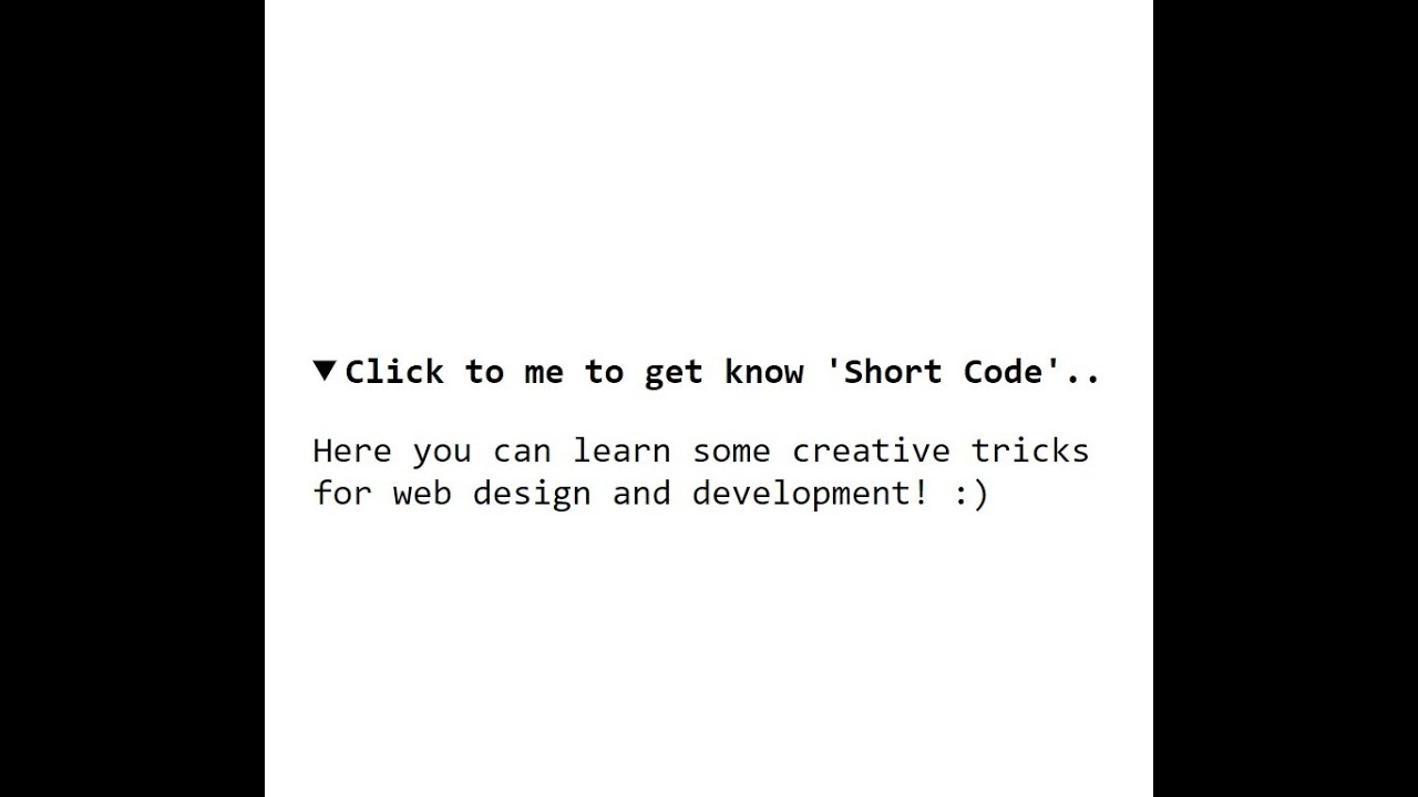 Collapsible Text Using ONLY HTML | #shorts  [@shortcode ]