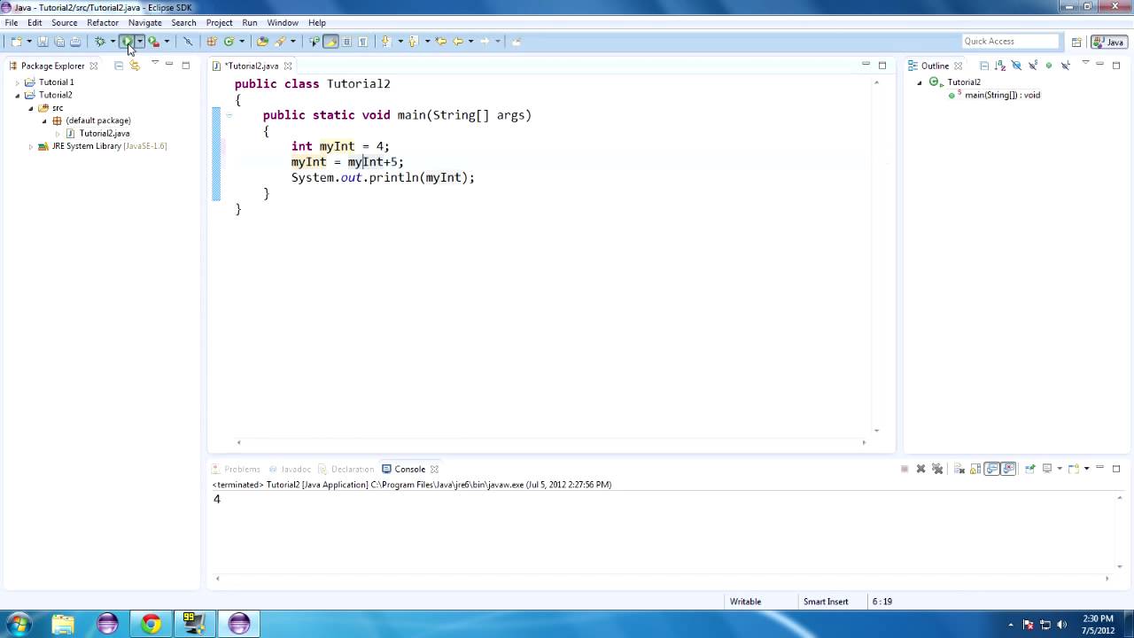 Java Tutorial 2: Hello Variables! Getting Started With Primitives, Strings, and Arrays!
