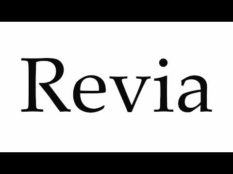 How to Pronounce Revia
