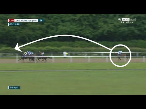Extraordinary! Horse rears in stalls, is left behind by 10 lengths and still wins!