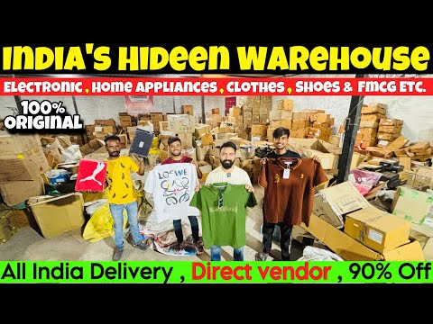 Flat 95% OFF Amazon Flipkart Return Warehouse | WHOLESALE ₹50/KG | Cheapest Electronics & FMCG
