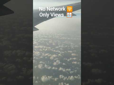 No Network 🛜 only View 🪟 #airindia #flight #flightviews #airoplane #dubai #flydubai #airlines #new