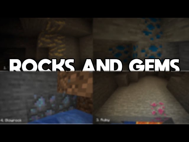 Minecraft Rocks And Gems Minecraft Mod
