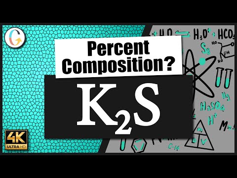 How to find the percent composition of K2S (Potassium Sulfide)