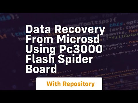 Data recovery from microsd using pc3000 flash spider board