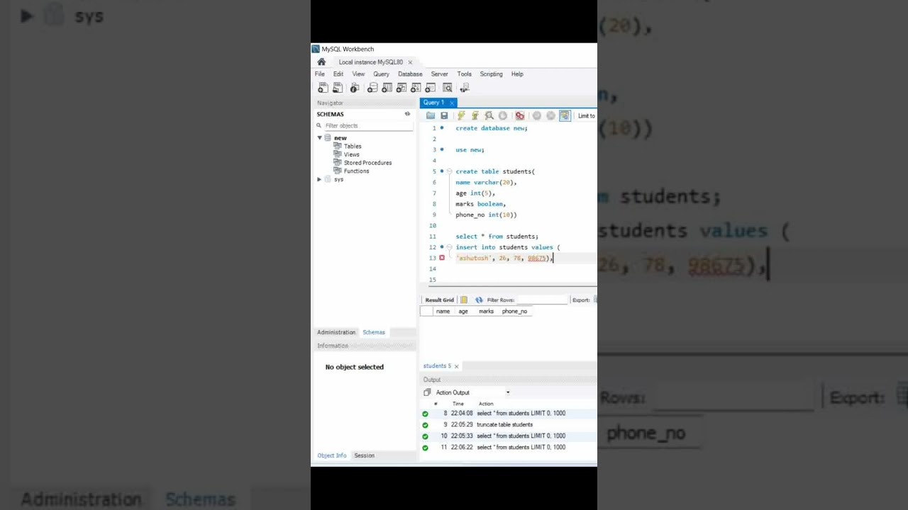 Inserting Data Into Table - SQL
