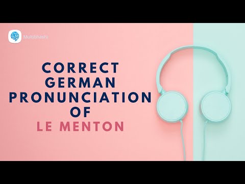 How to pronounce 'Le menton' (Chin) in French? | French Pronunciation