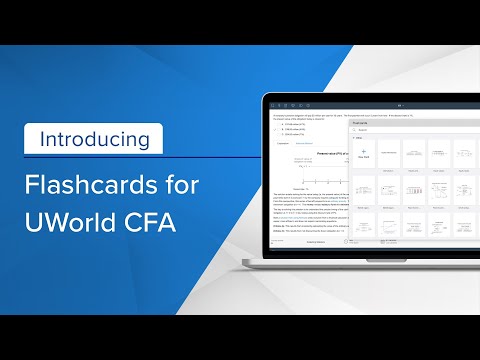 Introducing New Flashcard Feature for UWorld CFA