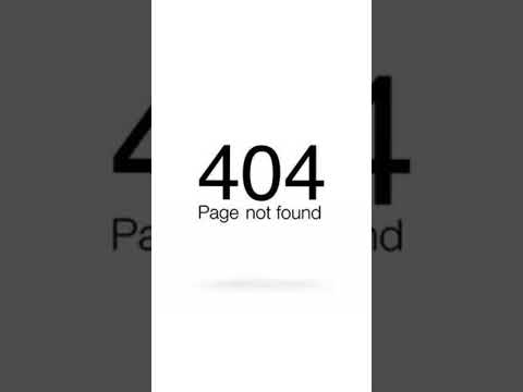 ERROR 404 #error #pagenotfound