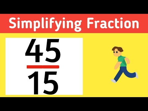 How to simplify the fraction 45/15