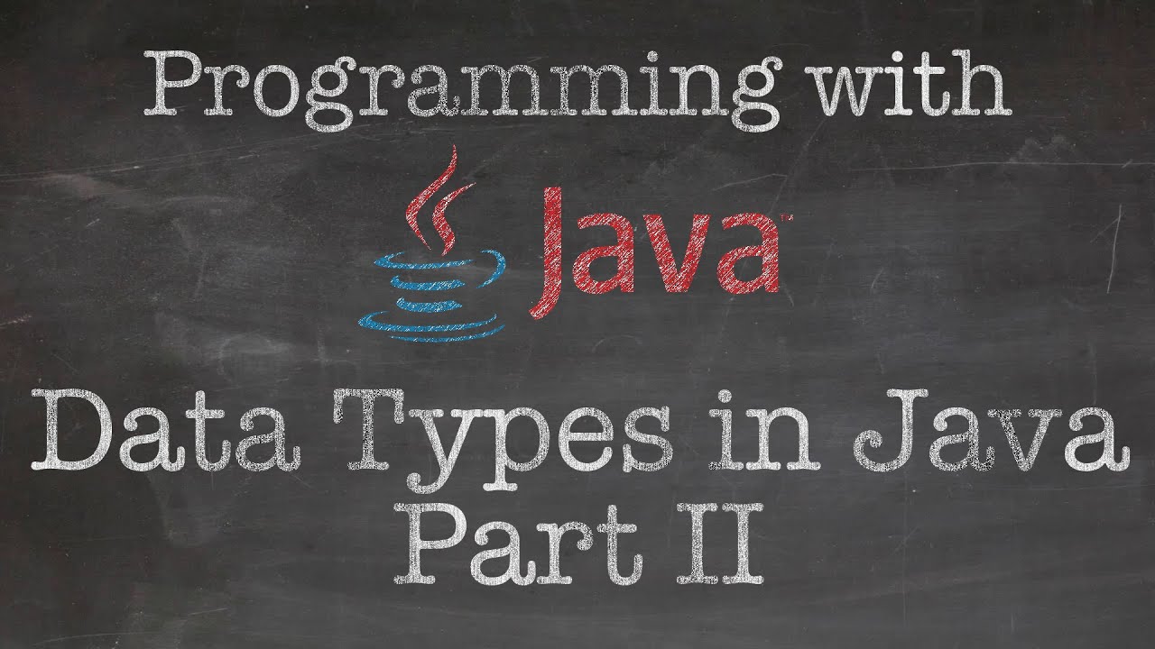 Object Oriented Programming with Java: 6. Primitive & Reference Data Types (with Arrays)
