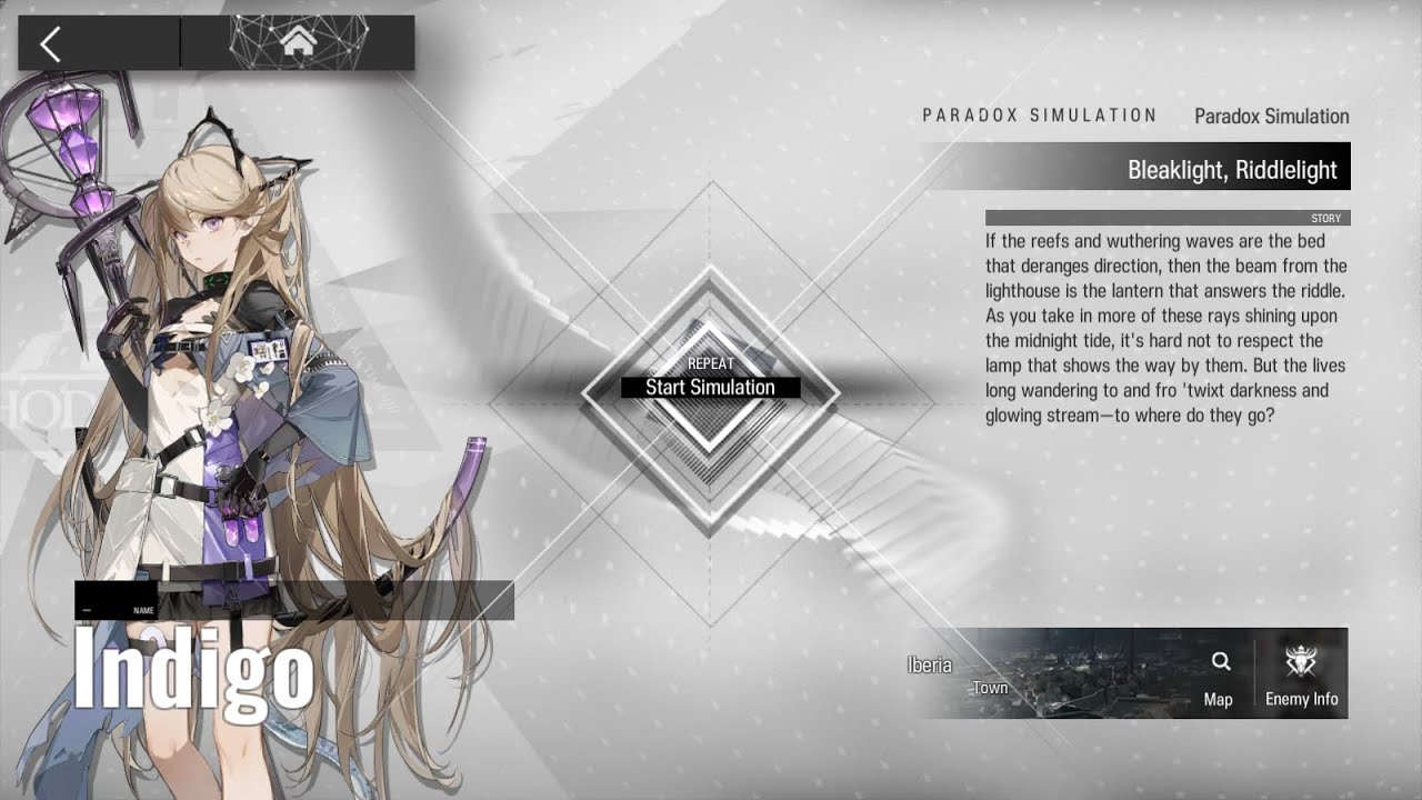 Arknights Paradox Simulation Indigo Guide