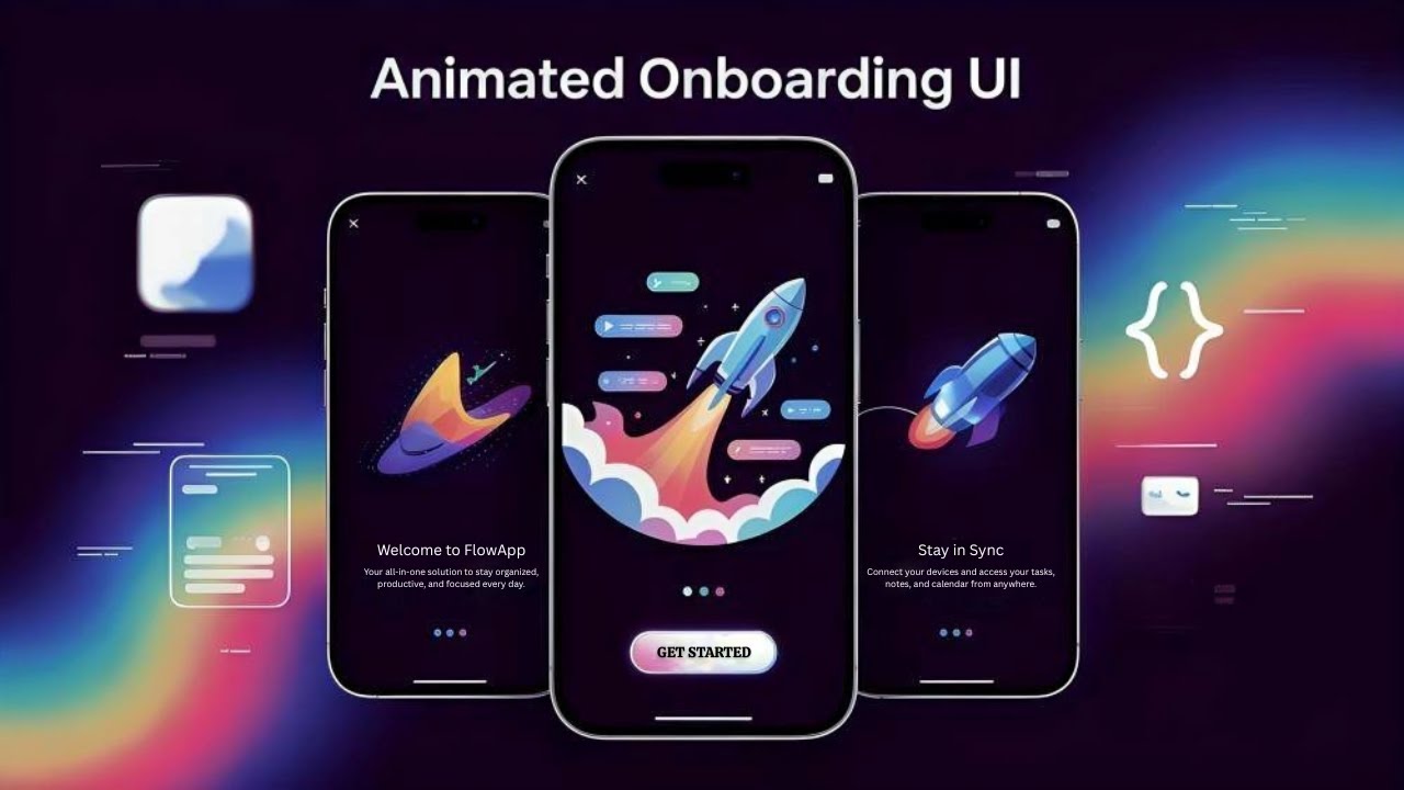 React Native Onboarding with Reanimated & Gestures | Smooth Custom Pagination