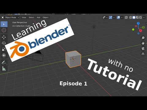 Leaning Blender With No Tutorials - Episode 1