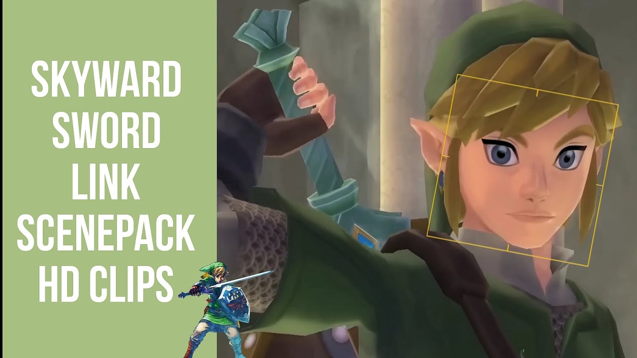 Skyward Sword Link  - HD Scenepack for Editing