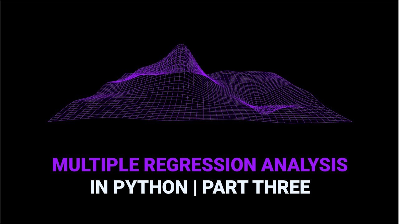 Multiple Regression Analysis in Python | Part 3