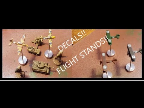 Axis & Allies Decals Flight Stands!
