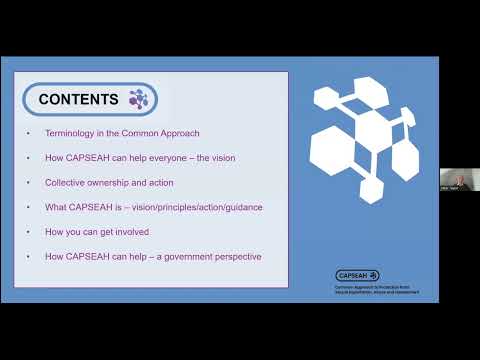 Launch of global consultation of the Common Approach to PSEAH