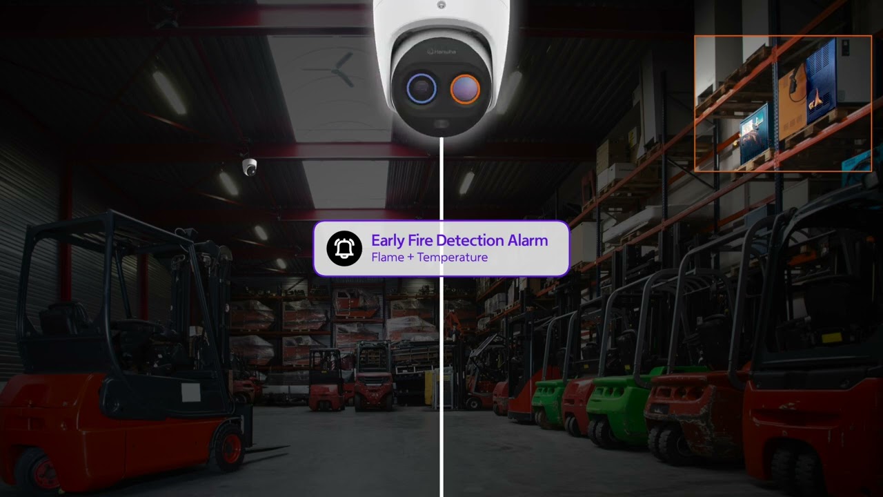 Bi-spectrum early fire detection cameras to bolster safety and efficiency at industrial sites