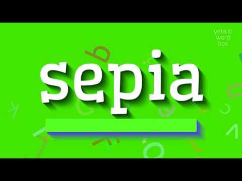 How to say "sepia"! (High Quality Voices)