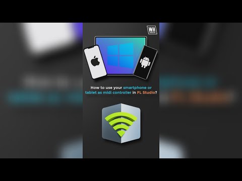 How To Use Your Smartphone As a MIDI Controller in FL Studio #Shorts