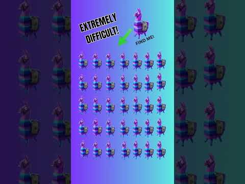 Only 1 Fortnite Llama is Different… Can YOU Find It? 🦙⏳ #fortnite #quiz #shorts