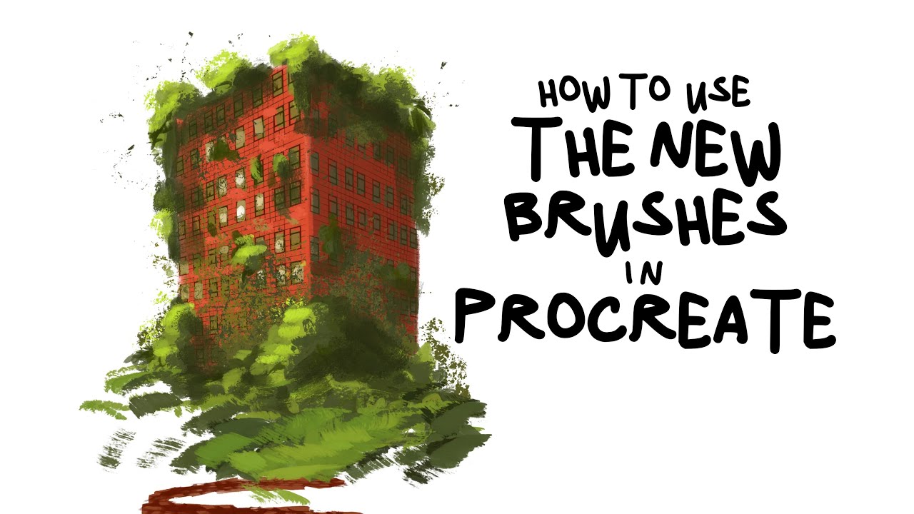 I love Procreate’s New Brushes… Mostly