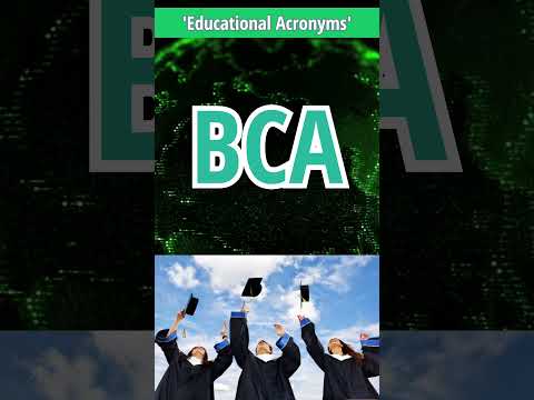 BCA // Full form of BCA