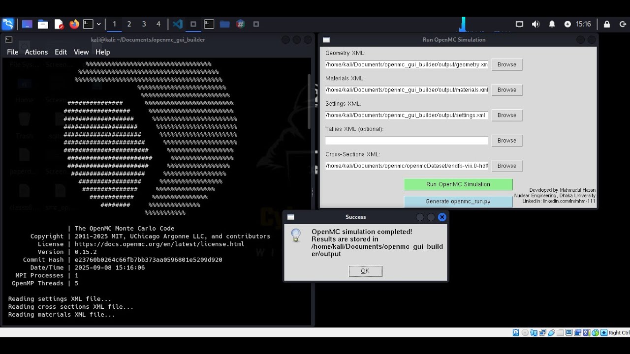 OpenMC-GUI Tool | Simplifying Nuclear Reactor Modeling