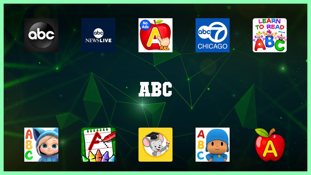 Top rated 10 Abc Android Apps